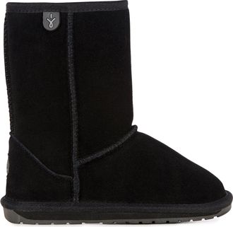 Emu Australia Wallaby Lo Teens Black, Damen Schneestiefel, Schwarz (Black), 38 EU