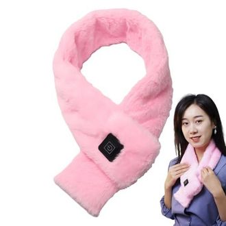 Generic Écharpe chauffante pour femme - Écharpe chauffante rechargeable pour lhiver - Coussin chauffant pour le cou avec 3 réglages de température pour L