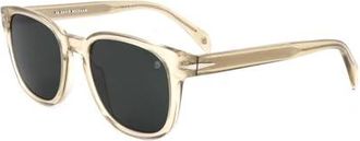 David Beckham Db 1062/s HAM/QT CHAMPAGNE Sunglasses Mens Acetate, Standard, 52