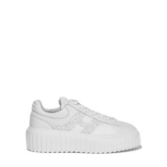 Hogan Femme, Chaussures, Blanc, Taille: 37 1/2 EU H-Stripes Allacciato H Spezzata Baskets