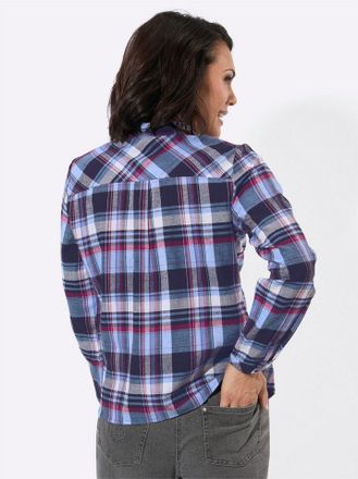 Witt Klassische Bluse Flanell-Bluse Langarm