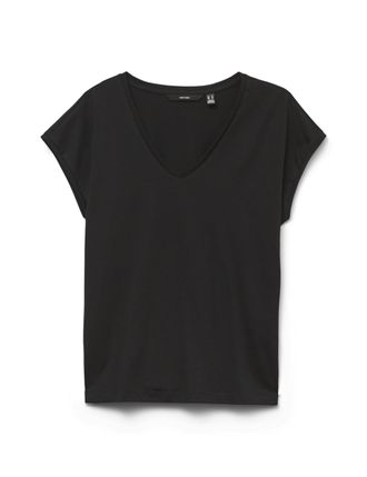 Vero Moda Vmluna Ss V-Neck Tee JRS Noos