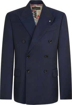 Billionaire Boys Club Homme, Vestes, Bleu, Taille: 6XL Blazer Crois&eacute; Coupe Dandy