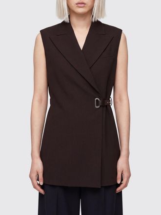 Sportmax Taillierte Weste von aus Viskose mit seitlichem Verschluss und verstellbaren B&auml;ndern