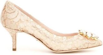Dolce & Gabbana Femme, Chaussures, Beige, Taille: 38 1/2 EU Bellucci Pump