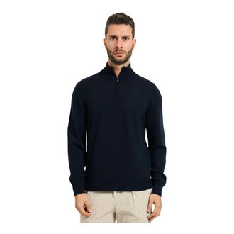 HUGO BOSS Homme, Pulls, Bleu, Taille: 2XL Col roul&eacute;s