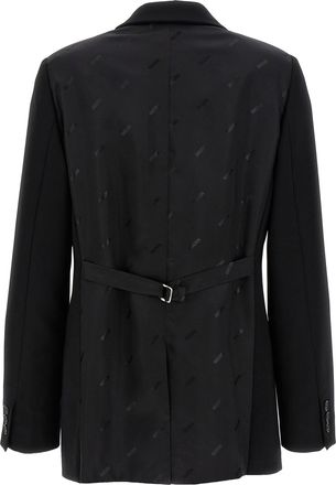 Moschino Single-Breasted Blazer - Black