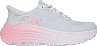 Skechers Damen Max Cushioning Endeavour Hallandale Hands Free Slip-ins Sneaker, Grau/Pink, 40 EU