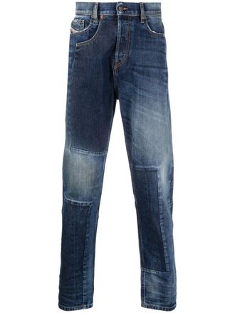 Diesel jean D-Vider &agrave; coupe droite - Bleu