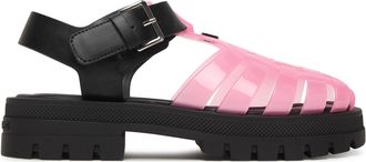 Tommy Jeans Sandalen Tommy Jeans Tjw Jelly Fisherman Sandal EN0EN02949 Rosa