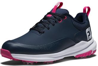 FootJoy Femme Tour Rival Chaussure de Golf, Bleu Marine, Blanc, Rose, 37.5 EU