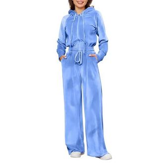 Generic Tenues da&eacute;roport pour femmes 2026 pour femmes, deux tenues &agrave; manches longues, pull &agrave; col rond, hauts et pantalons longs, surv&ecirc;tements de surv&ecirc;tement p