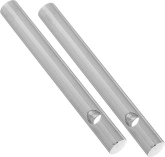 SOLUSTRE 2 Sätze Teiliges Metall Rundstangen Verbindungsstücke für Möbelgeländer Geräuschreduzierende Innenraumausstattung Stabile Verbindungen für Wein und Se