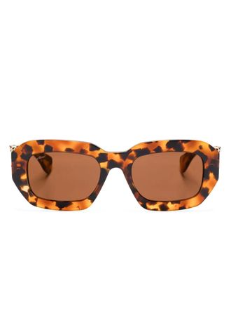 Cartier lunettes de soleil à monture carrée - Marron