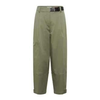 Karen by Simonsen Cropped Hosen - - Trousers - Damen - Gr&uuml;n - M