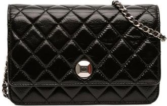 Chanel Sac bandouli&egrave;re vintage Pre-owned - Femme - Pre-owned - Noir - Taille: ONE Size
