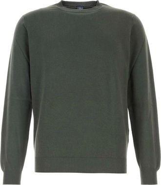 Fedeli Homme, Pulls, Vert, Taille: 3XL Pull Ras du Cou