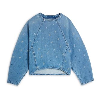 Axel Arigato Femme, Sweatshirts et sweats à capuche, Bleu, Taille: 44 FR SweaT-shirt Daisy Script A
