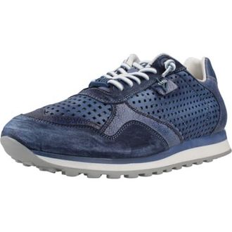 Cetti Confortable Y Elegante Baskets Homme 848 Cuir PERFORADA Bleu Talla 43