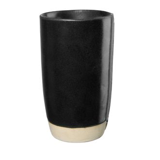 ASA Selection ASA Becher Cafe Latte, Dark Chocolate verana schwarz matt D. 8,5 cm, H. 14 cm, 0,4 l