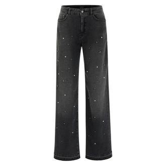 Marc Cain Ruma Weite Jeans - - Jeans - Damen - Schwarzk - 2XL