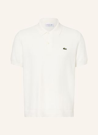 Lacoste Strick-Poloshirt Classic Fit weiss