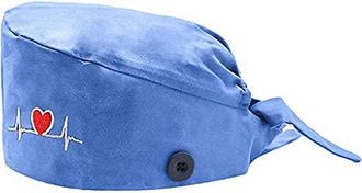 Generic Chapeau de travail imprim&eacute; tendance d&eacute;contract&eacute; unisexe pour homme, bleu ciel, Taille unique