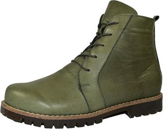 Andrea Conti Bottes en Cuir Femmes 0342828, Pointure:37 EU, La Couleur:Vert