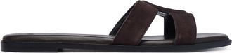 HUGO BOSS Pantoletten BOSS Charlize 50563333 Dunkelbraun