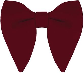 Allegra K Noeuds papillon pr&eacute;-nou&eacute;s solides pour hommes Rouge fonc&eacute; One Size