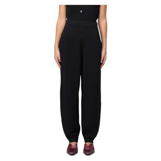 Liu Jo Femme, Pantalons, Noir, Taille: 42 FR ECS Pantalon Tricot