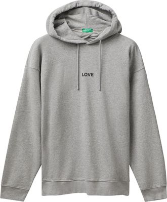 Benetton Herren Maglia C/CAPP. M/L 3y9yu201y Sweatshirt ohne Kapuze, grau, XL