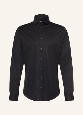 Seidensticker Seidensticker Jerseyhemd Shaped Fit schwarz