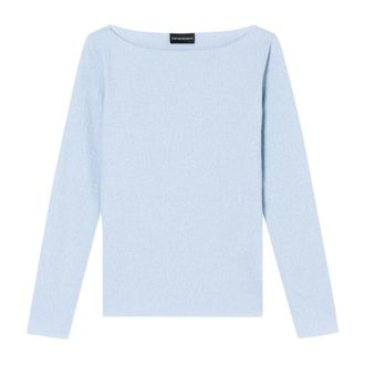 Emporio Armani Damen, Oberteile, Blau, XLGr&ouml;&szlig;e