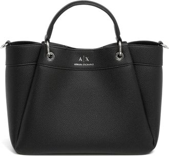 A|X Armani Exchange Femme, Sacs, Noir, Taille: ONE Size Sac Fourre-Tout Ajustable avec Fermeture Magn&eacute;tique