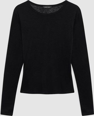 Anine Bing Tee Shirt Sylvie Black