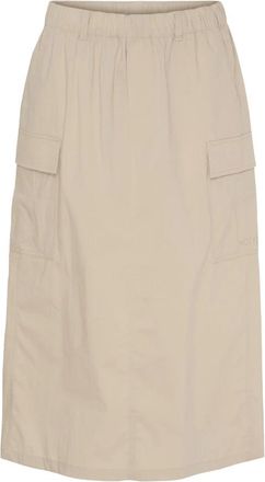 Notyz Notyz, Femme, Jupes, Beige, Taille: 40 FR Jupe midi cargo