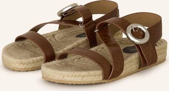 Stella McCartney Sandalen Gaia Cocco Alt Reptile braun