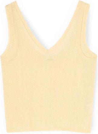 Motivi Femme, Pulls, Beige, Taille: 40 FR Haut en maille m&eacute;lange lin
