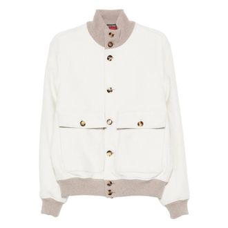 Brunello Cucinelli Stilvolle Jacke Cjz81 - - Jackets - Herren - Wei&szlig; - M