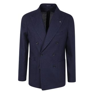 Tagliatore Mantel - - Jackets - Herren - Blau - 2XL