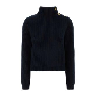 Ferragamo Damen, Strickwaren, Blau, SGr&ouml;&szlig;e