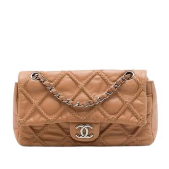 Chanel Pre-owned Vintage Quilted Shoulder Bag - - Pre-owned - Damen - Braun - ONE SIZE