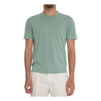 Hindustrie Leichtes Crepe Jersey T-Shirt - - Tops - Herren - Gr&uuml;n - 3XL