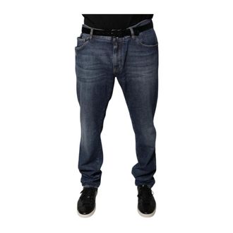 Dolce & Gabbana Klassische Waschung Skinny Jeans - - Jeans - Herren - Blau - 4XL
