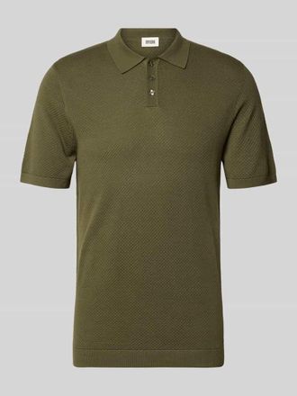 Drykorn Slim Fit Poloshirt mit kurzer Knopfleiste Modell TRITON