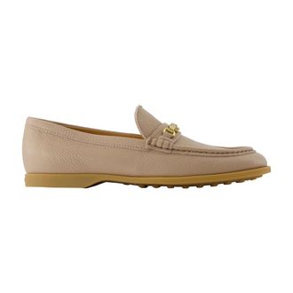 Tod's Leather Loafers - - Shoes - Damen - Beige - 37 EU