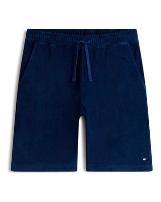 Tommy Hilfiger Frottee-Shorts aus Baumwolle mit Logo-Stickerei in