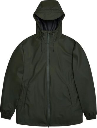 Rains Femme, Vestes, Vert, Taille: 36 FR Veste de Pluie Storm Breaker