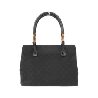 Gucci Sac &agrave; main en toile GG Pre-owned - Femme - Pre-owned - Noir - Taille: ONE Size